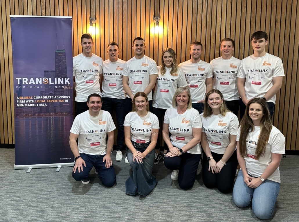 Translink Corporate Finance ‘take deal advisory to new heights’ with charity skydive ...